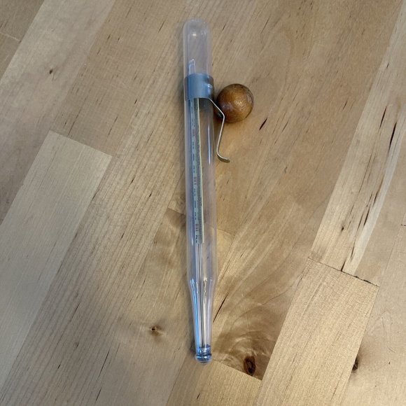 Kitchen | Vintage Combination Candyicing And Deep Fat Thermometer Glass ...